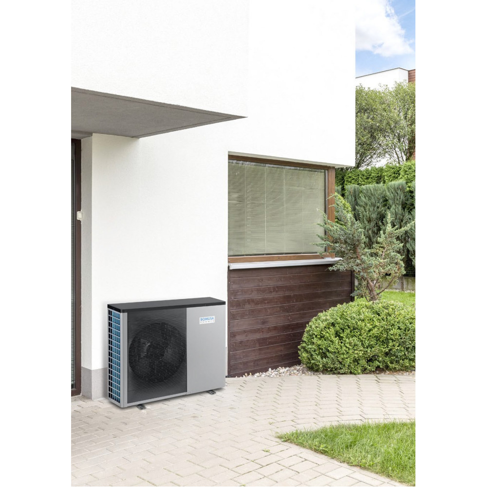 Domusa Dual Clima HT 16 kW 1 fázisú magas hőmérsékletű levegő-víz ...